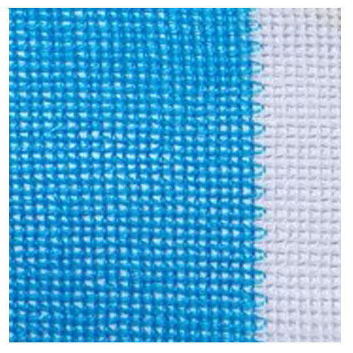 Malla Raschel Azul/Blanco Listado – Mallas Chicureo